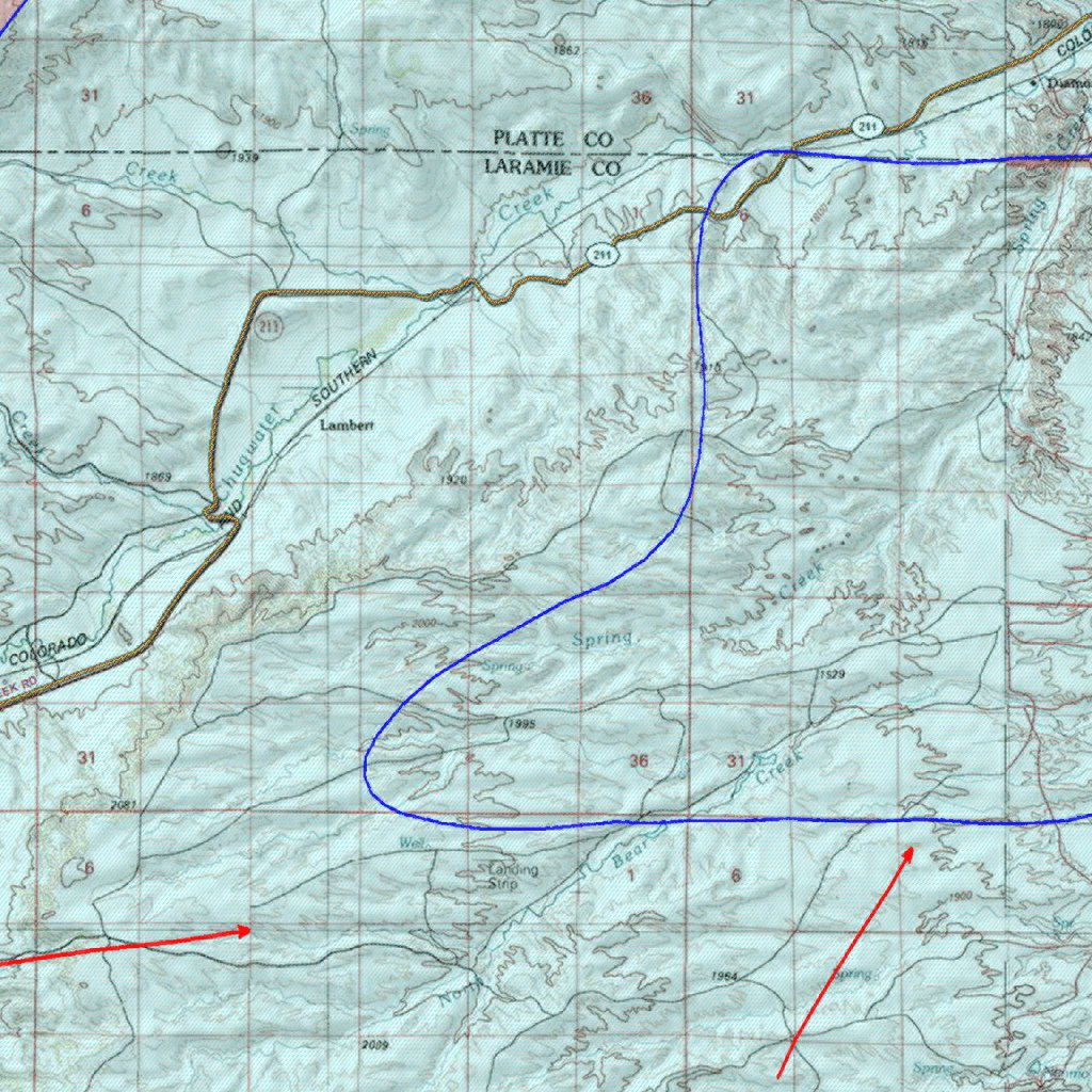 HuntData Wyoming Game Concentration Map for Antelope Unit 39 by ...