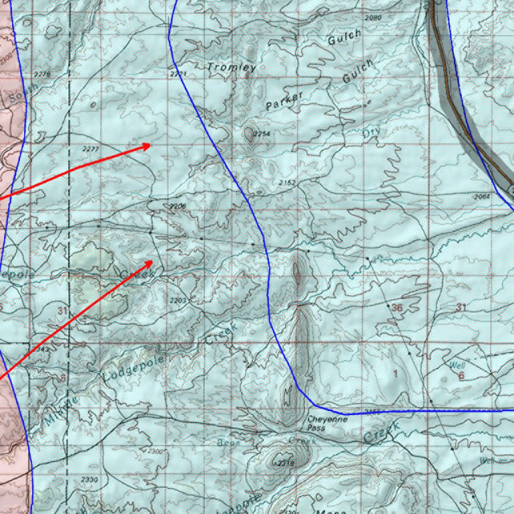 HuntData Wyoming Game Concentration Map for Antelope Unit 40 by ...