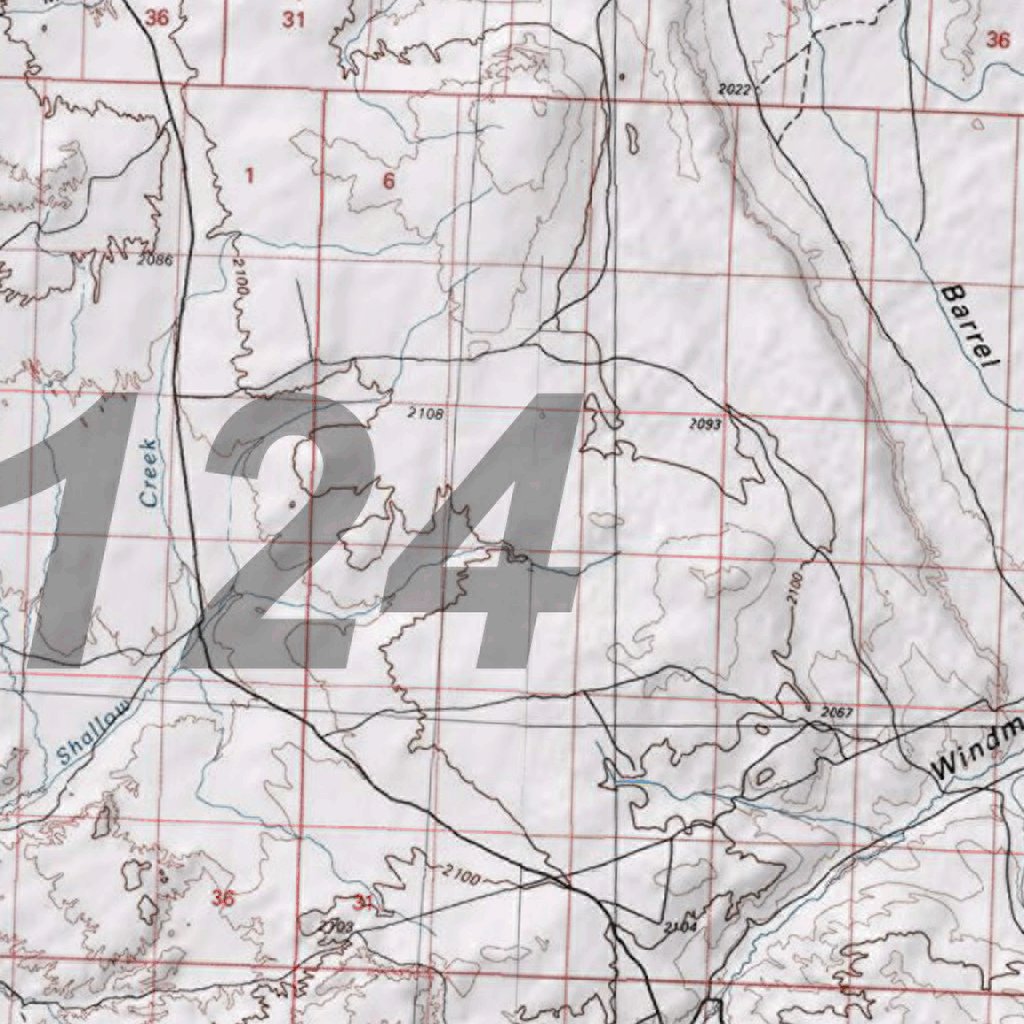 HuntData Wyoming Topo Map for Elk Unit 124e by HuntData LLC | Avenza Maps