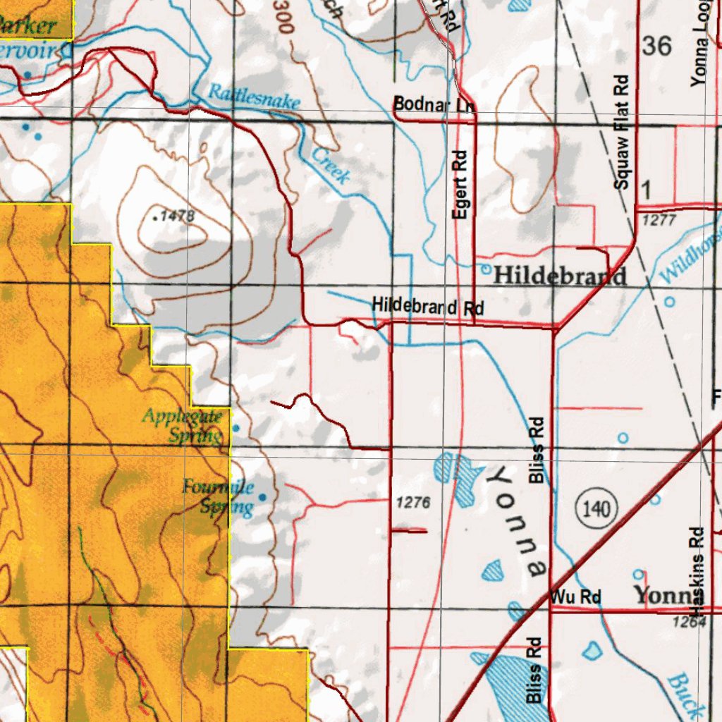 Oregon Hunting Unit 32, Klamath Falls Land Ownership Map by HuntData LLC | Avenza Maps