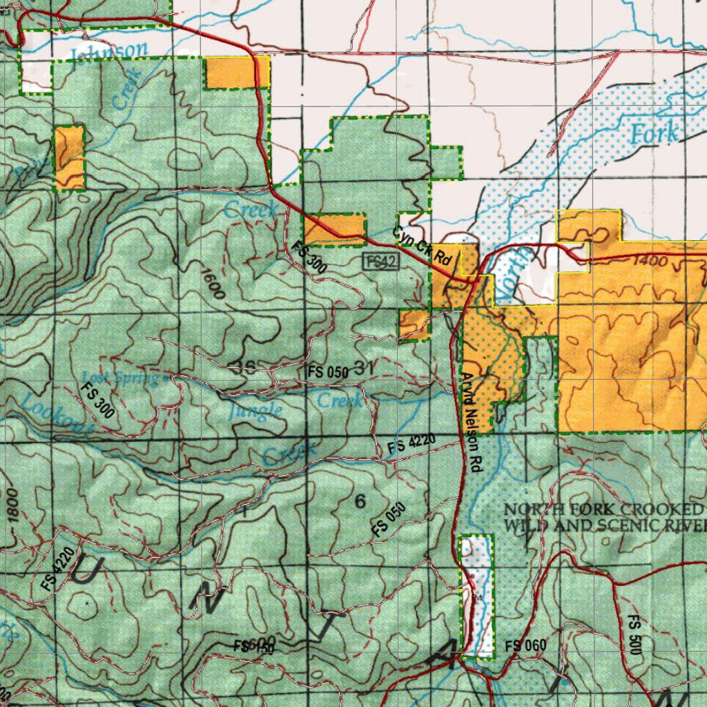 Oregon Hunting Unit 37, Ochoco Land Ownership Map by HuntData LLC ...