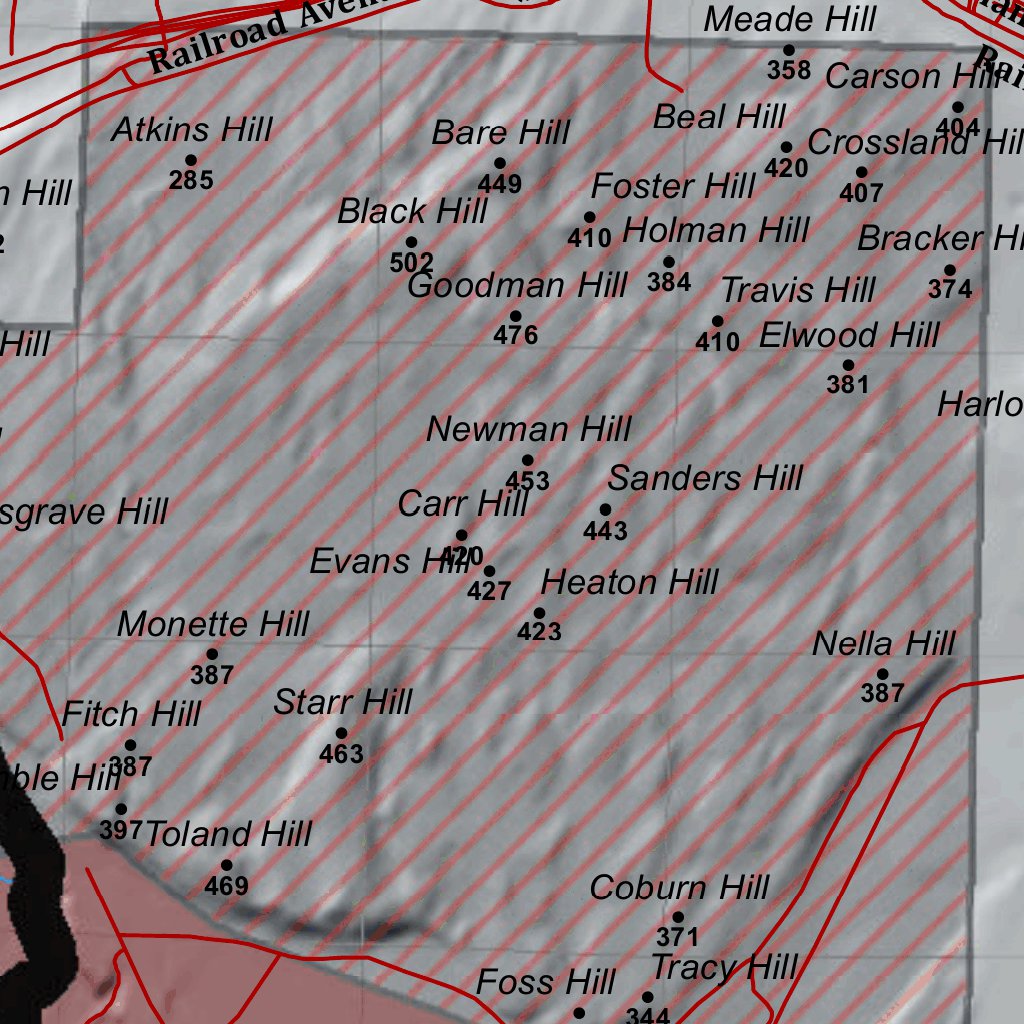 Washington Hunting Unit(s) 652 655 Landownership Map by HuntData LLC ...