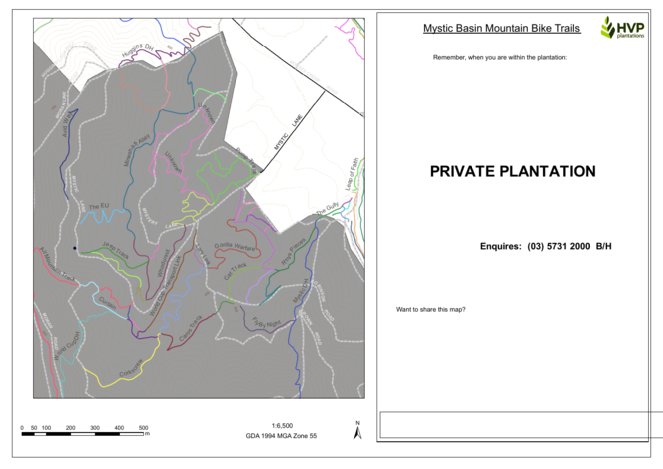 Bright MTB Map by HVP Plantations | Avenza Maps
