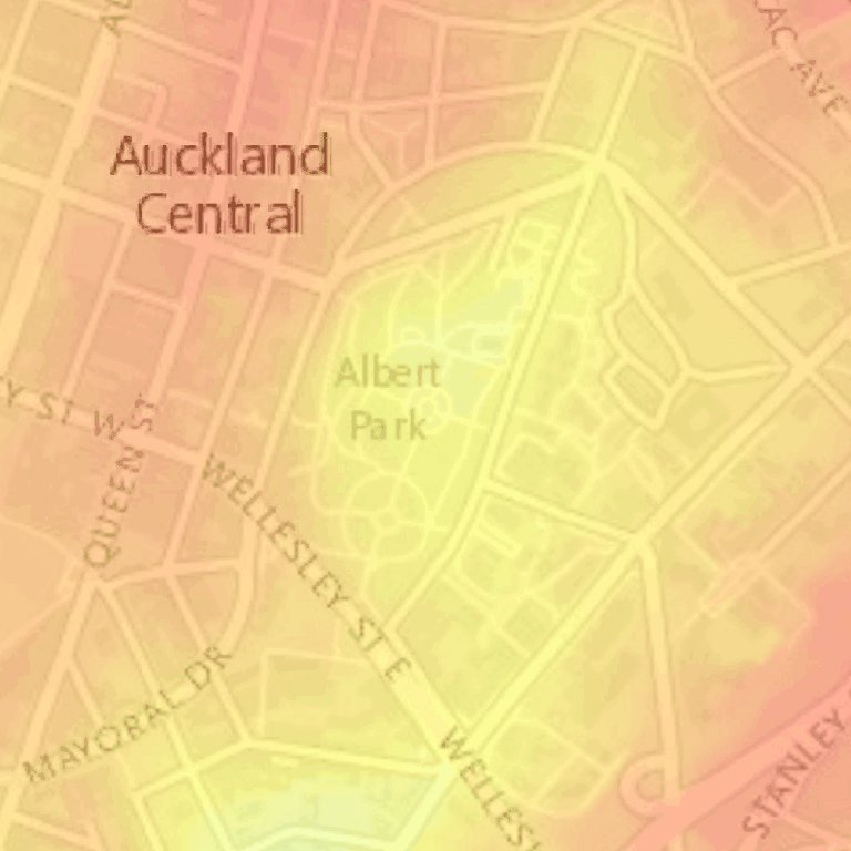 Auckland CBD Elevation Map by IC Geosolution | Avenza Maps
