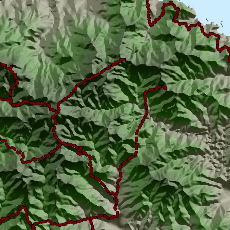 Great Barrier Island Elevation Map by IC Geosolution | Avenza Maps
