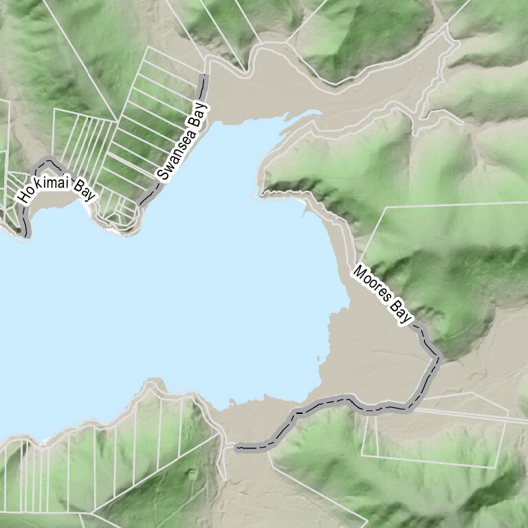 Kawau Island Elevation Map by IC Geosolution | Avenza Maps