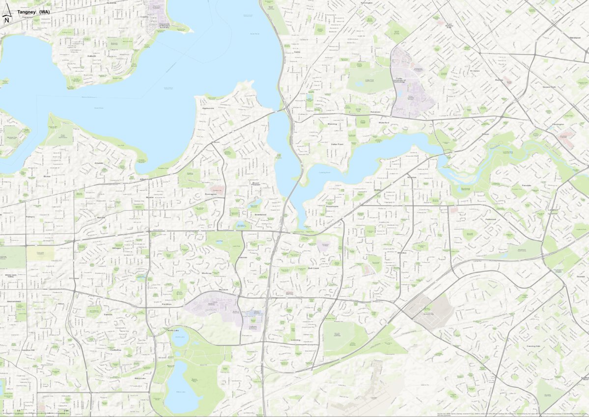 Tangney (WA) Australia Map by IC Geosolution | Avenza Maps