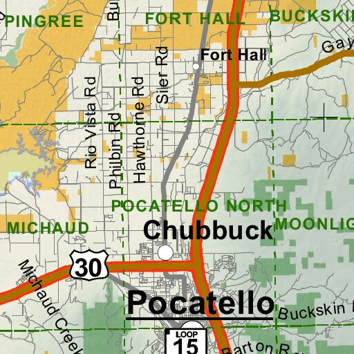 Controlled Hunt Areas - Elk - Hunt Area 68 Map by Idaho Department of ...