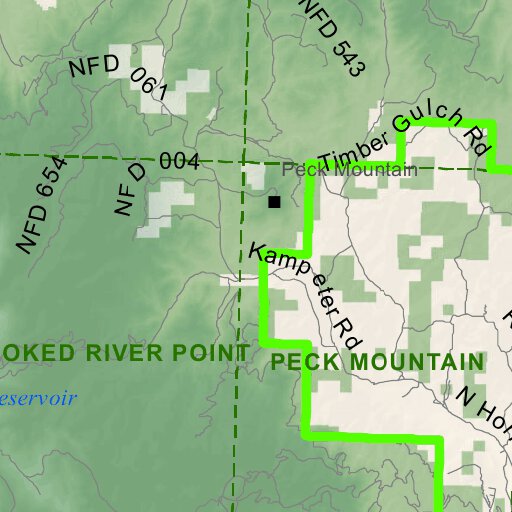 General Season Hunt Areas - Bear - Unit 22 Map by Idaho Department of ...