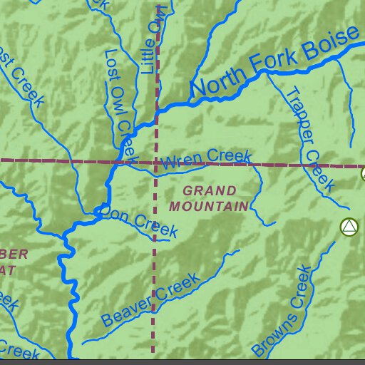 General Season Hunt Areas - Deer - Unit 35 Map by Idaho Department of ...