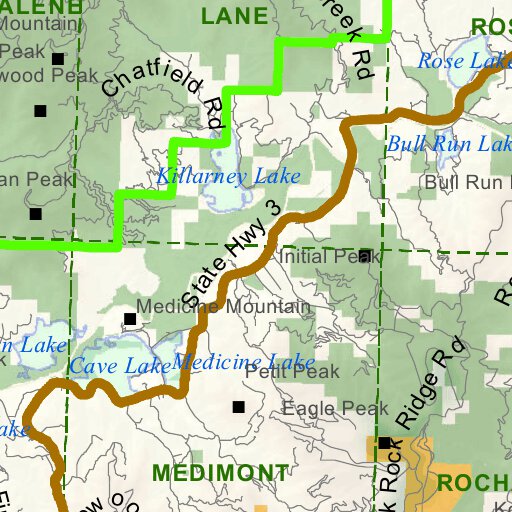 General Season Hunt Areas - Deer - Unit 5 Map by Idaho Department of ...