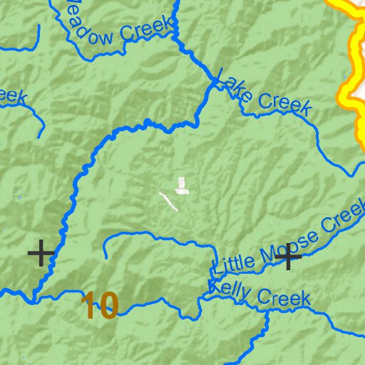 General Season Hunt Areas - Elk - Lolo Zone Map by Idaho Department of ...
