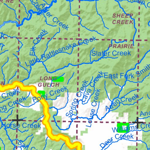 General Season Hunt Areas - Elk - Portion of Unit 39 Map by Idaho ...