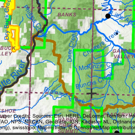 General Season Hunt Areas - Elk - Portion of Units 22 and 32A Map by ...