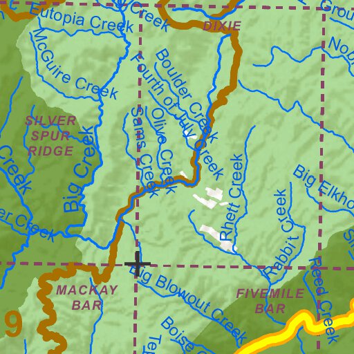 General Season Hunt Areas - Elk - Units 20A and 26 Map by Idaho ...
