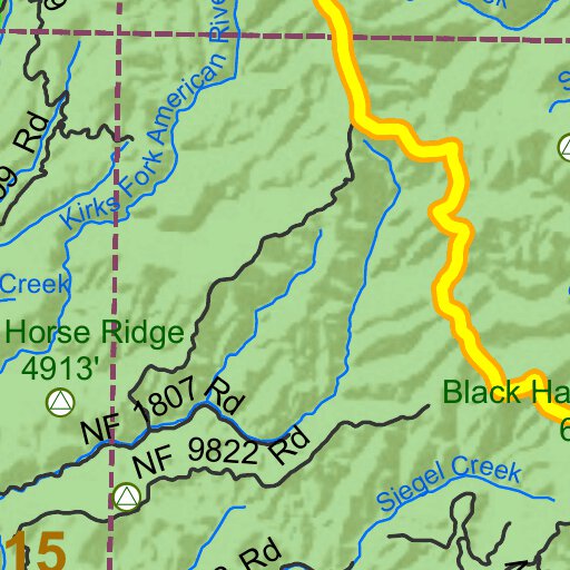 General Season Hunt Areas - Lion - Unit 16A Map by Idaho Department of ...