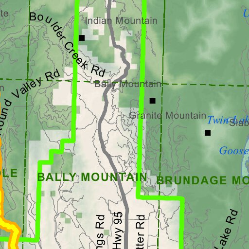 General Season Hunt Areas - Lion - Unit 22 Map by Idaho Department of ...