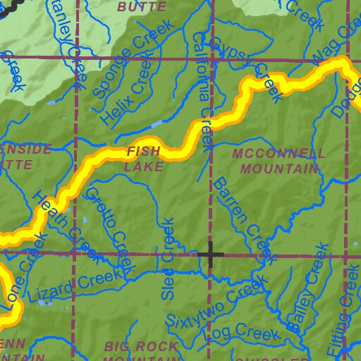 General Season Hunt Areas - Turkey - Unit 12 Map by Idaho Department of ...