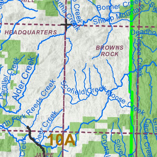 General Season Hunt Areas - Wolf - Unit 10 private lands only Map by ...