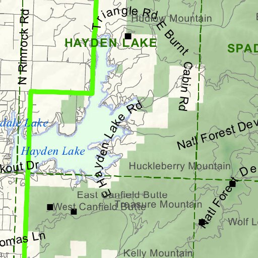 General Season Hunt Areas - Wolf - Unit 2 Map by Idaho Department of ...