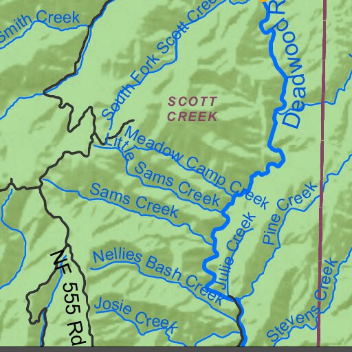 General Season Hunt Areas - Wolf - Unit 34 Map by Idaho Department of ...