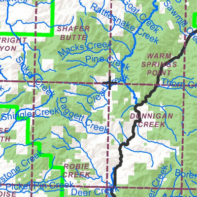 General Season Hunt Areas - Wolf - Unit 38 Map by Idaho Department of ...