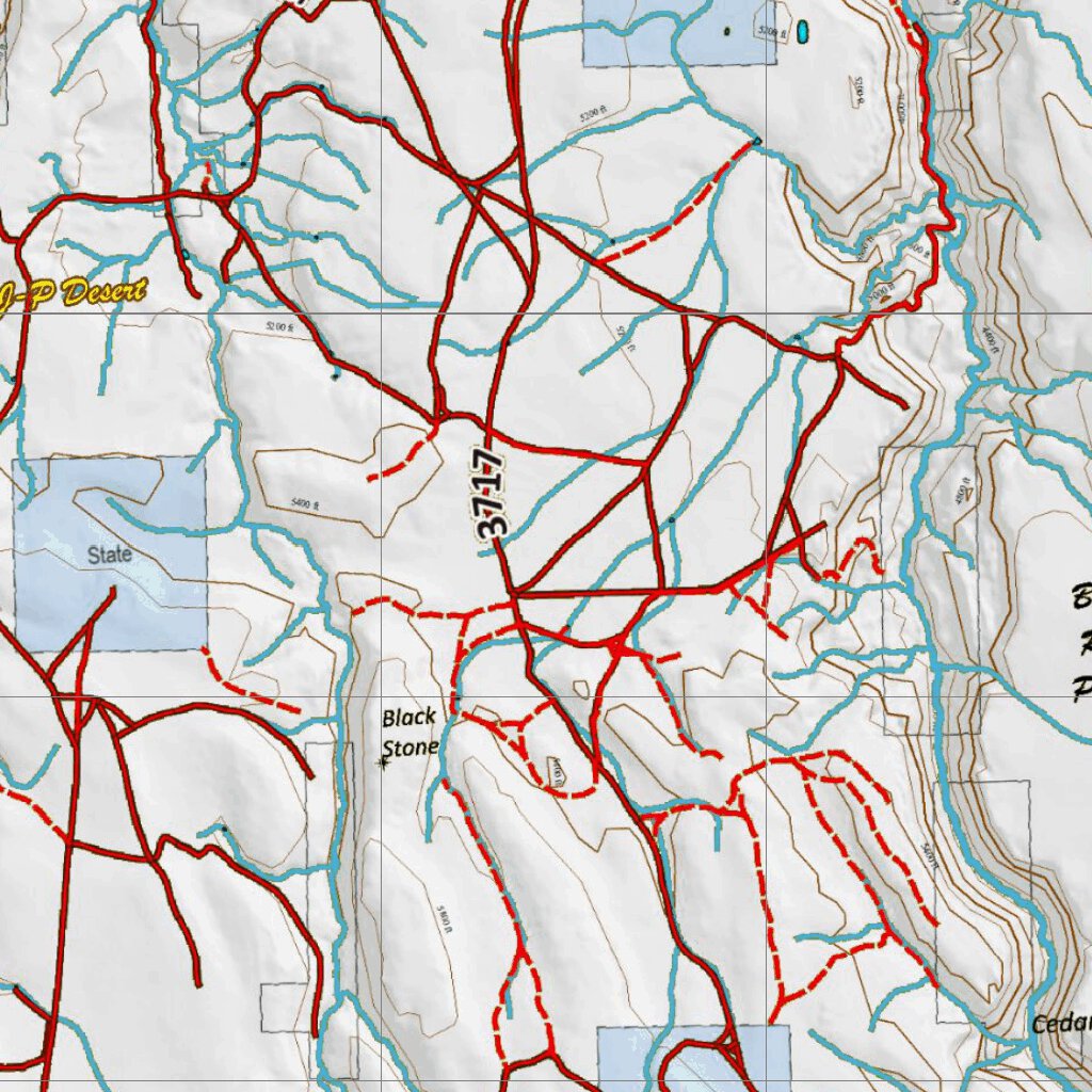 Idaho Controlled Antelope Unit 41(2) Land Ownership Map (41-2 ) by ...