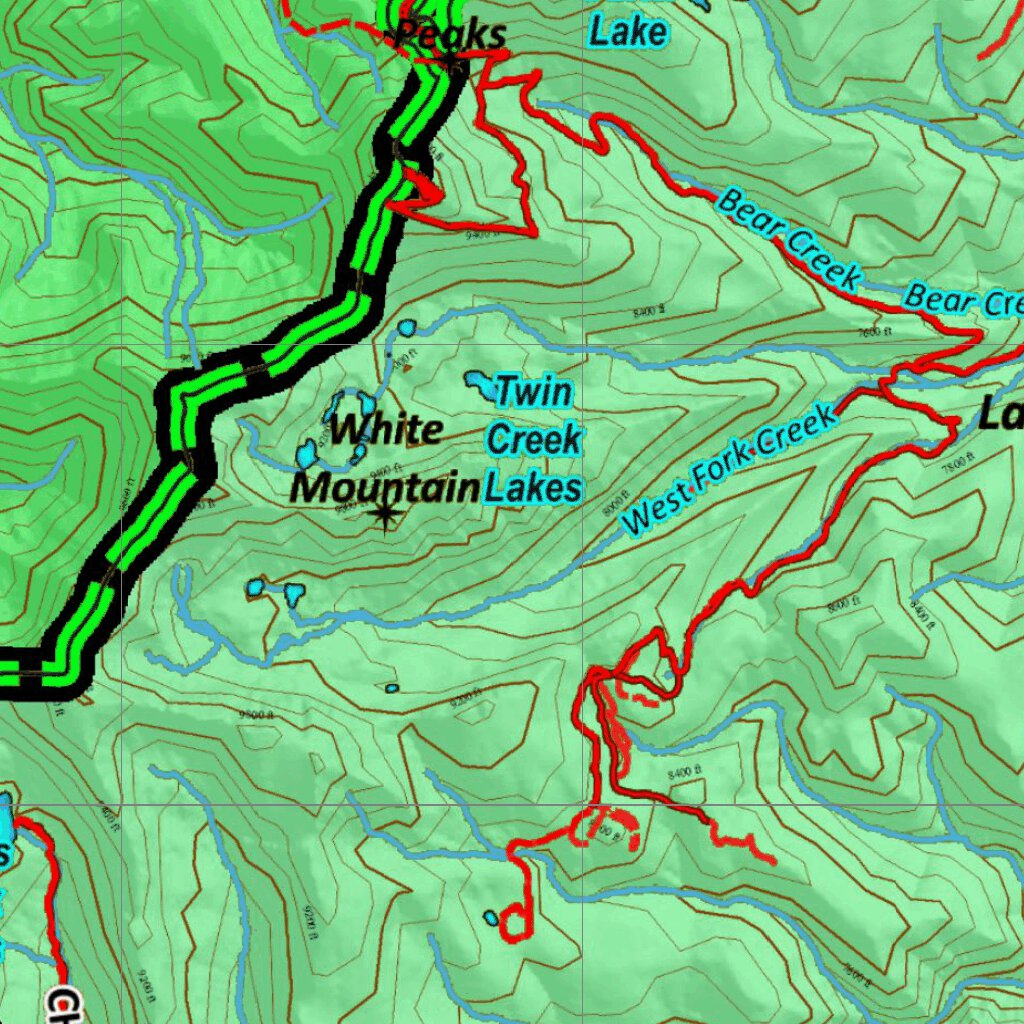 Idaho Controlled Bighorn Sheep Unit 36B Unit Map by Idaho HuntData LLC ...