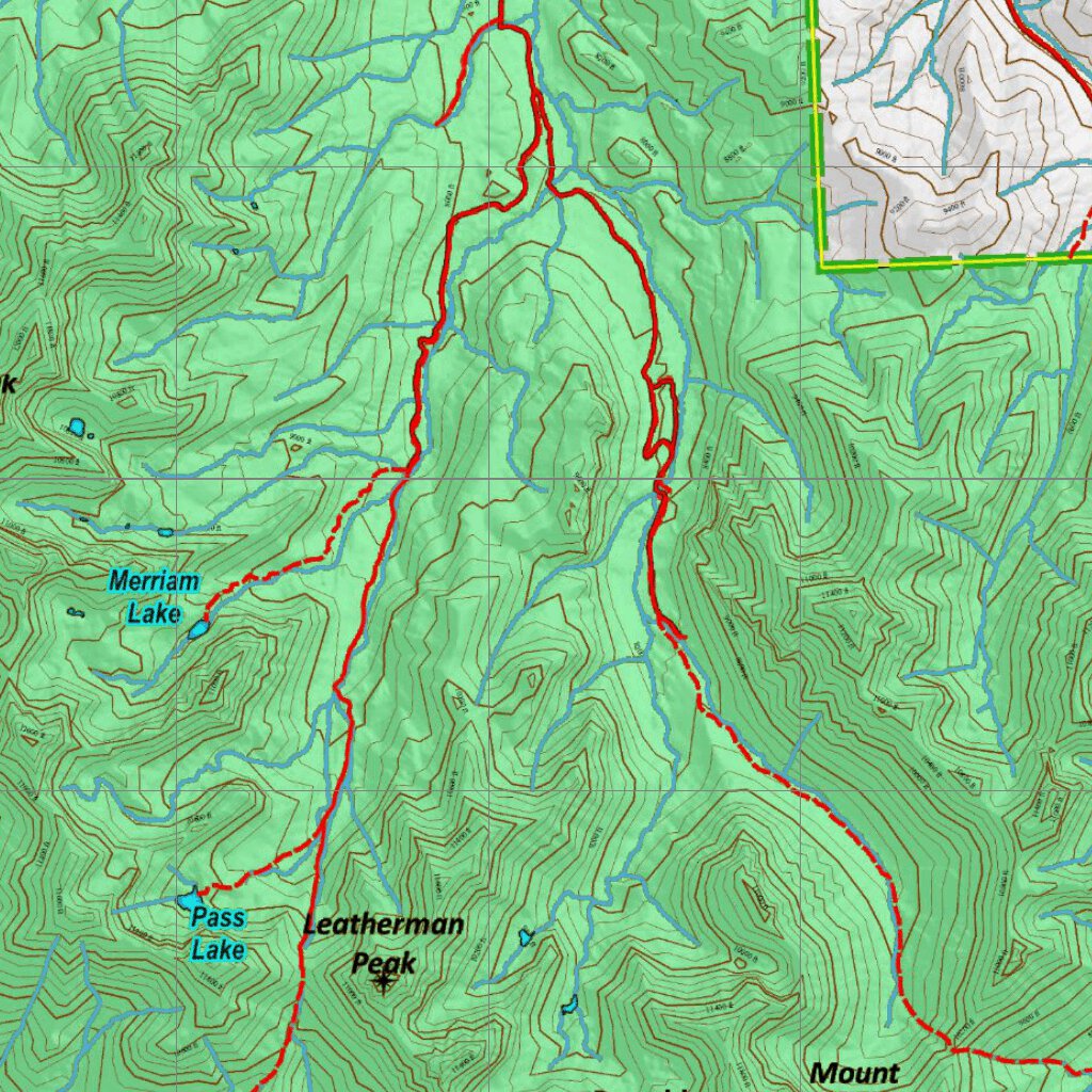 Idaho Controlled Bighorn Sheep Unit 37 Unit Map by Idaho HuntData LLC ...