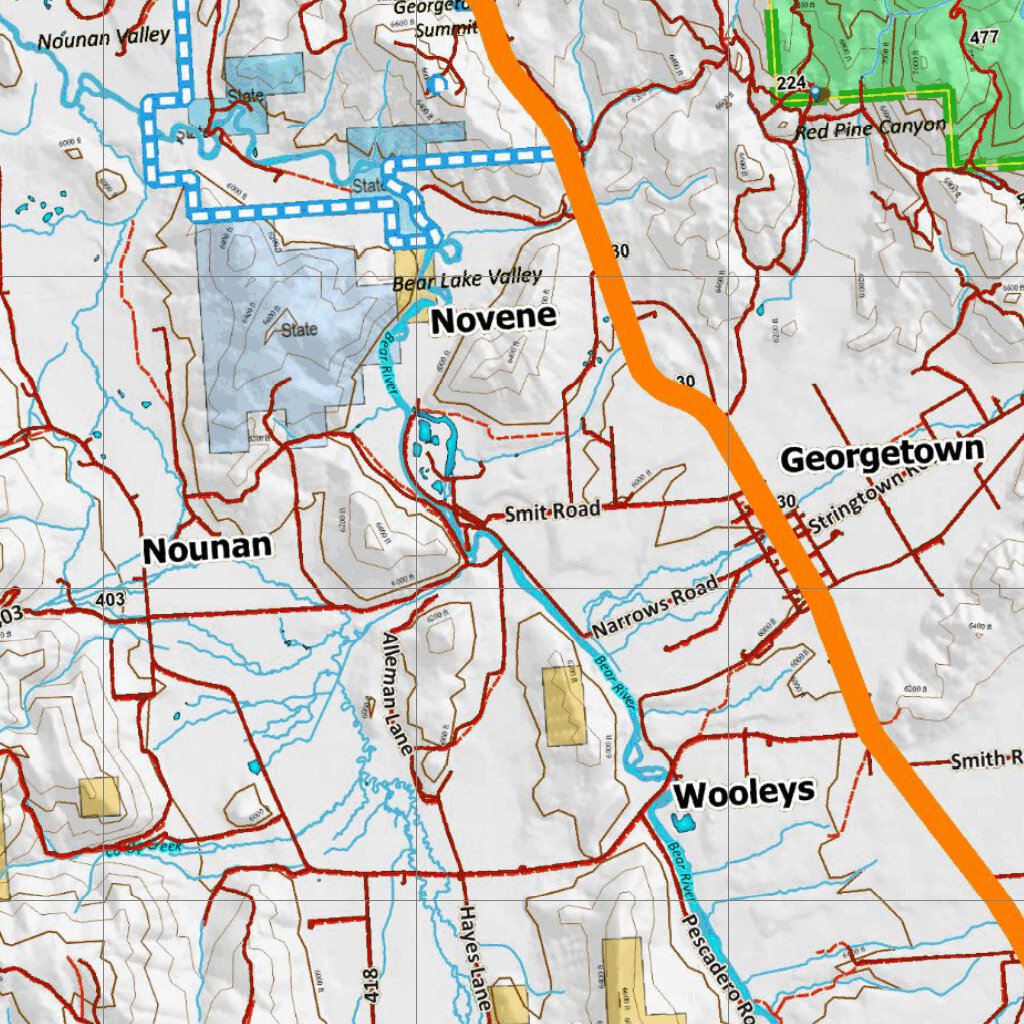 Idaho Controlled Elk Unit 76 Land Ownership Map by Idaho HuntData LLC ...
