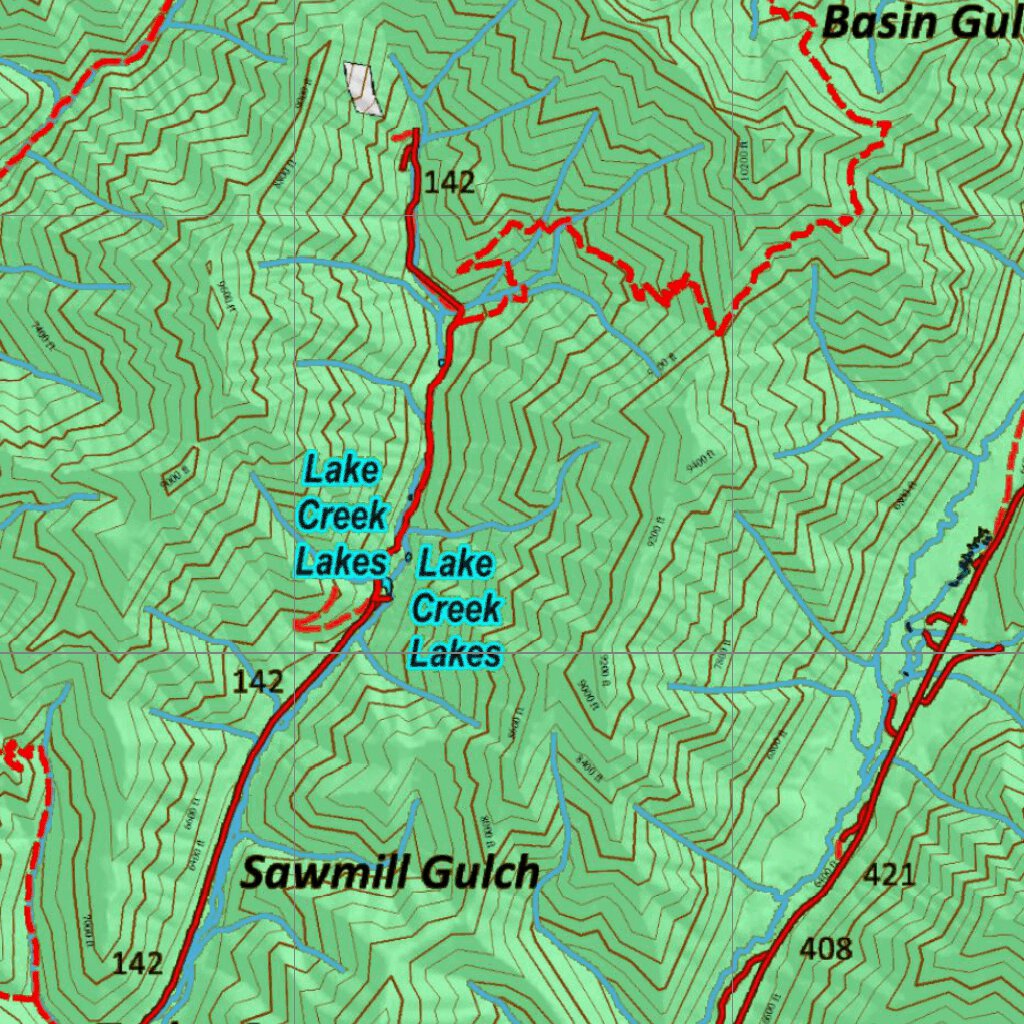 Idaho Controlled Moose Unit 44 Land Ownership Map by Idaho HuntData LLC ...