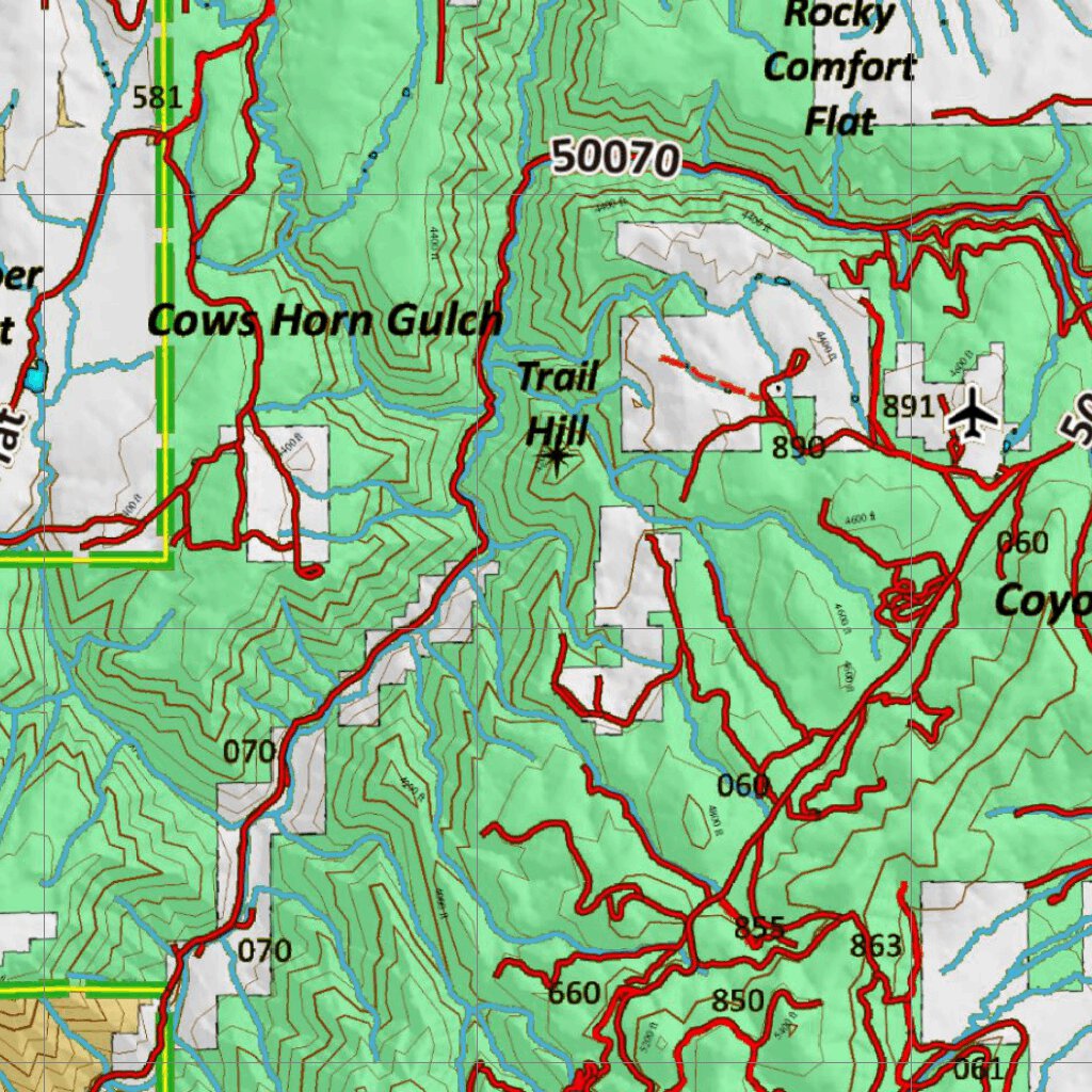 Idaho Controlled Mule Deer Unit 22 Land Ownership Map by Idaho HuntData ...