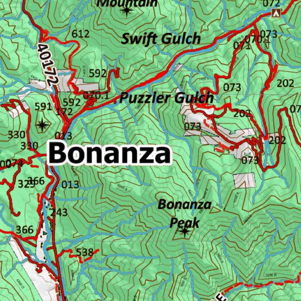 Idaho Controlled Mule Deer Unit 36B Land Ownership Map by Idaho ...
