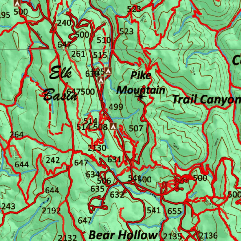 Idaho Controlled Mule Deer Unit 54 Land Ownership Map by Idaho HuntData ...