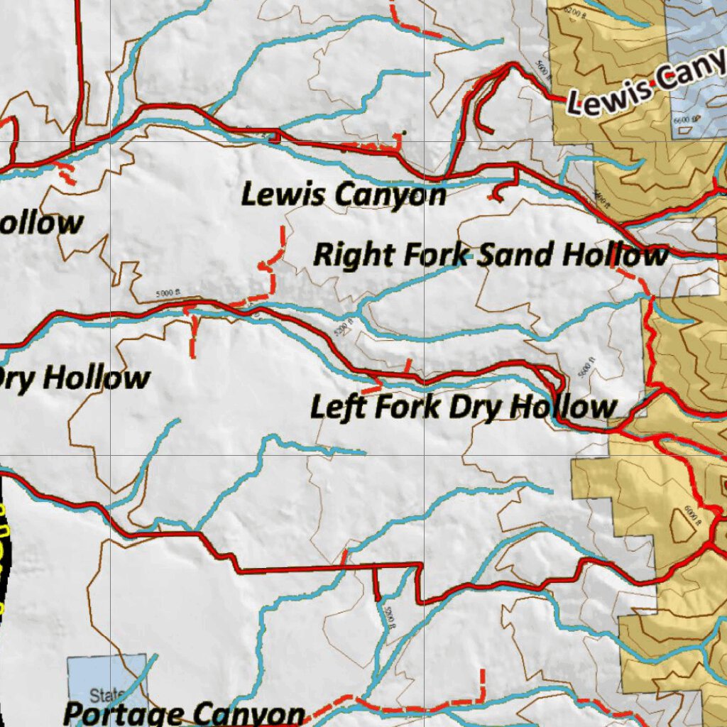Idaho Controlled Mule Deer Unit 73A Land Ownership Map by Idaho ...