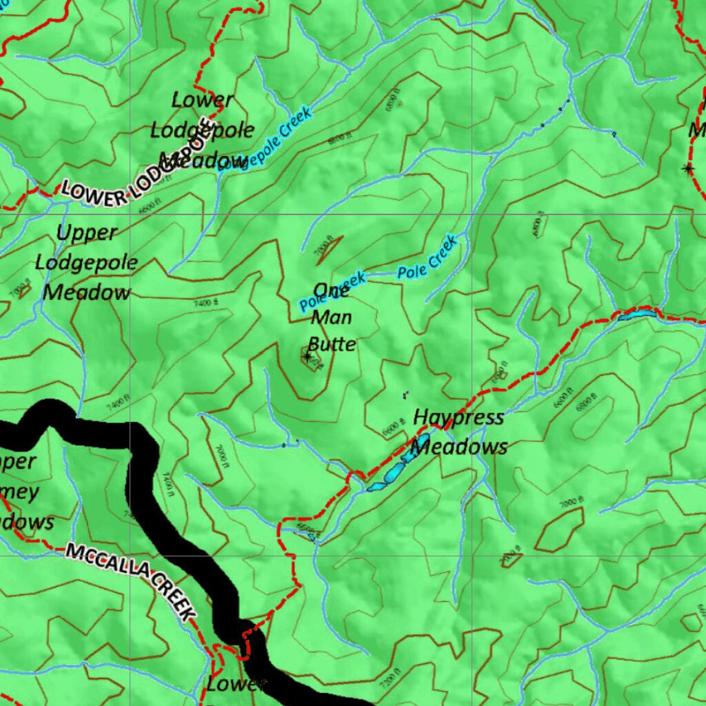Idaho General Unit 20A Land Ownership Map by Idaho HuntData LLC ...