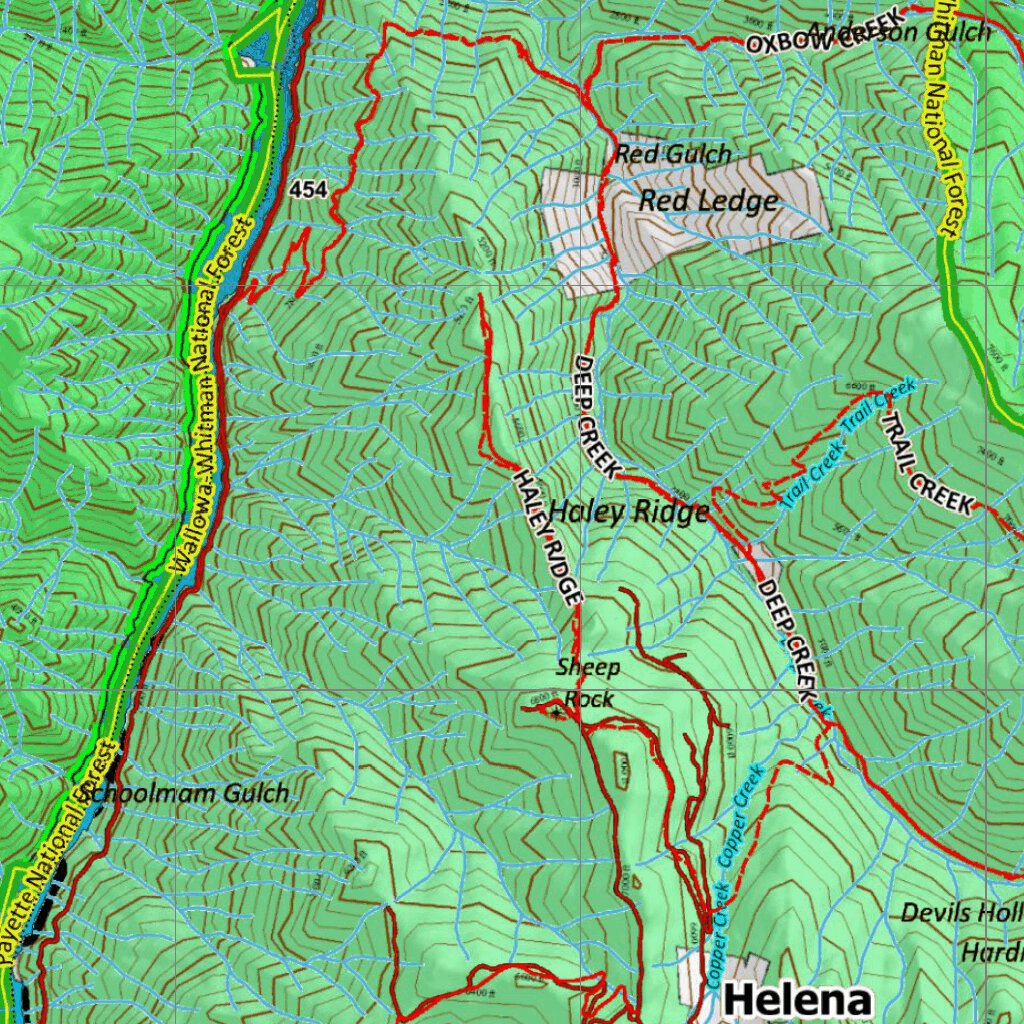 Idaho General Unit 22 Land Ownership Map by Idaho HuntData LLC | Avenza ...