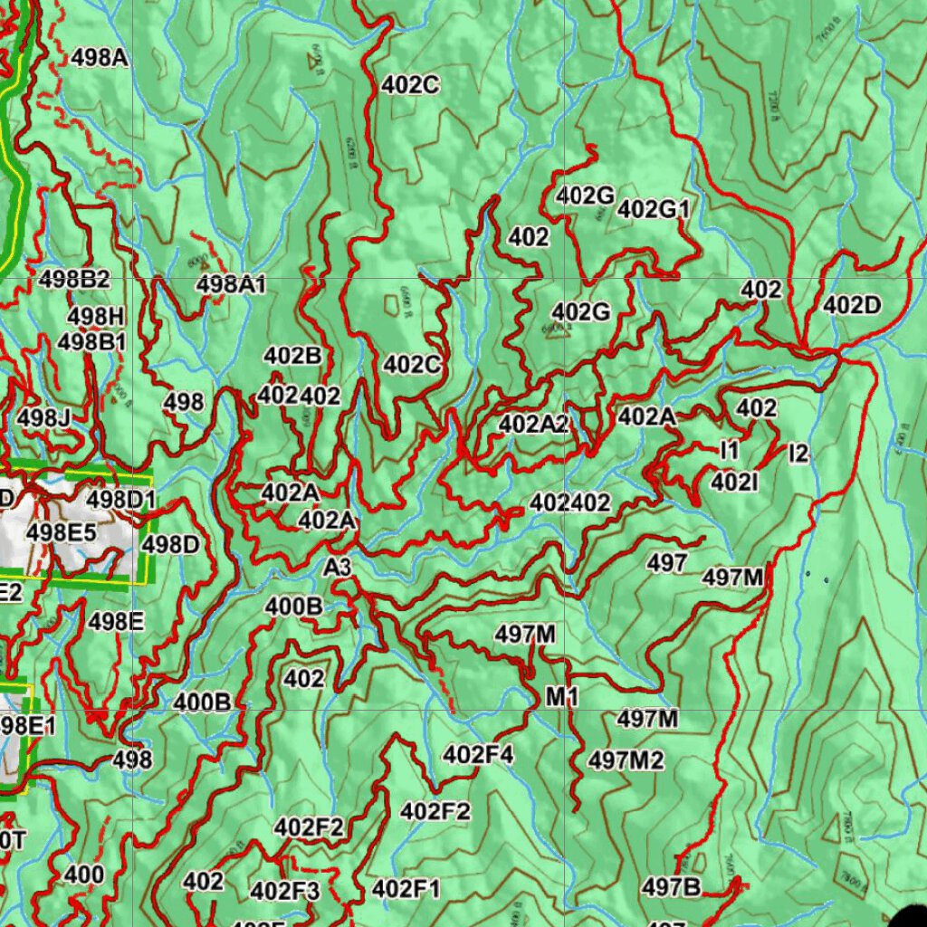 Idaho General Unit 25 Land Ownership Map by Idaho HuntData LLC | Avenza ...