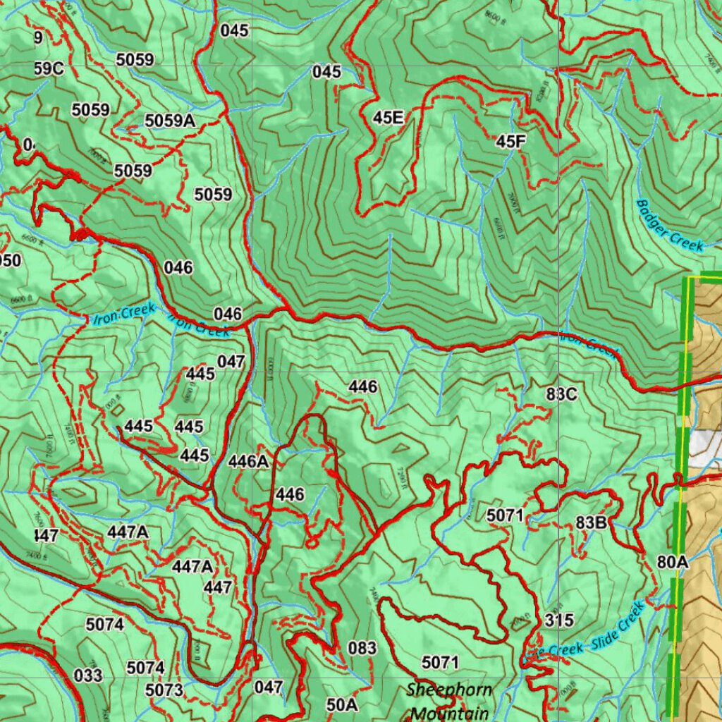 Idaho General Unit 28 Land Ownership Map by Idaho HuntData LLC | Avenza ...