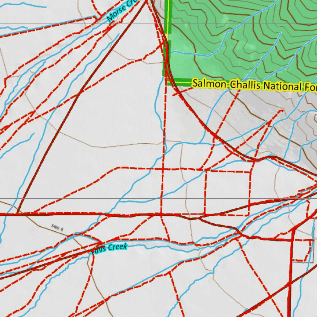 Idaho General Unit 37A Land Ownership Map by Idaho HuntData LLC ...