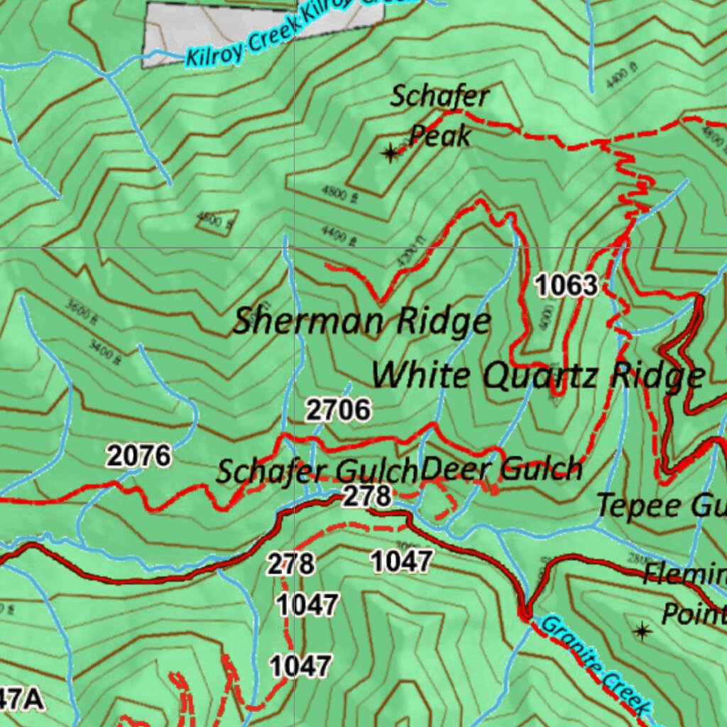 Idaho General Unit 4A Land Ownership Map by Idaho HuntData LLC | Avenza ...