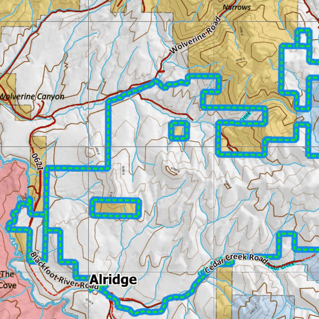 Idaho General Unit 69 Land Ownership Map by Idaho HuntData LLC | Avenza ...