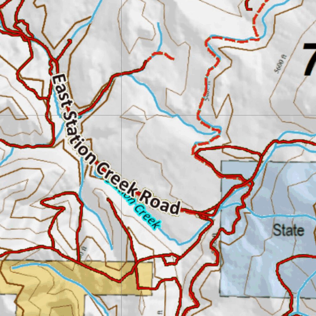 Idaho General Unit 77 Land Ownership Map by Idaho HuntData LLC | Avenza ...