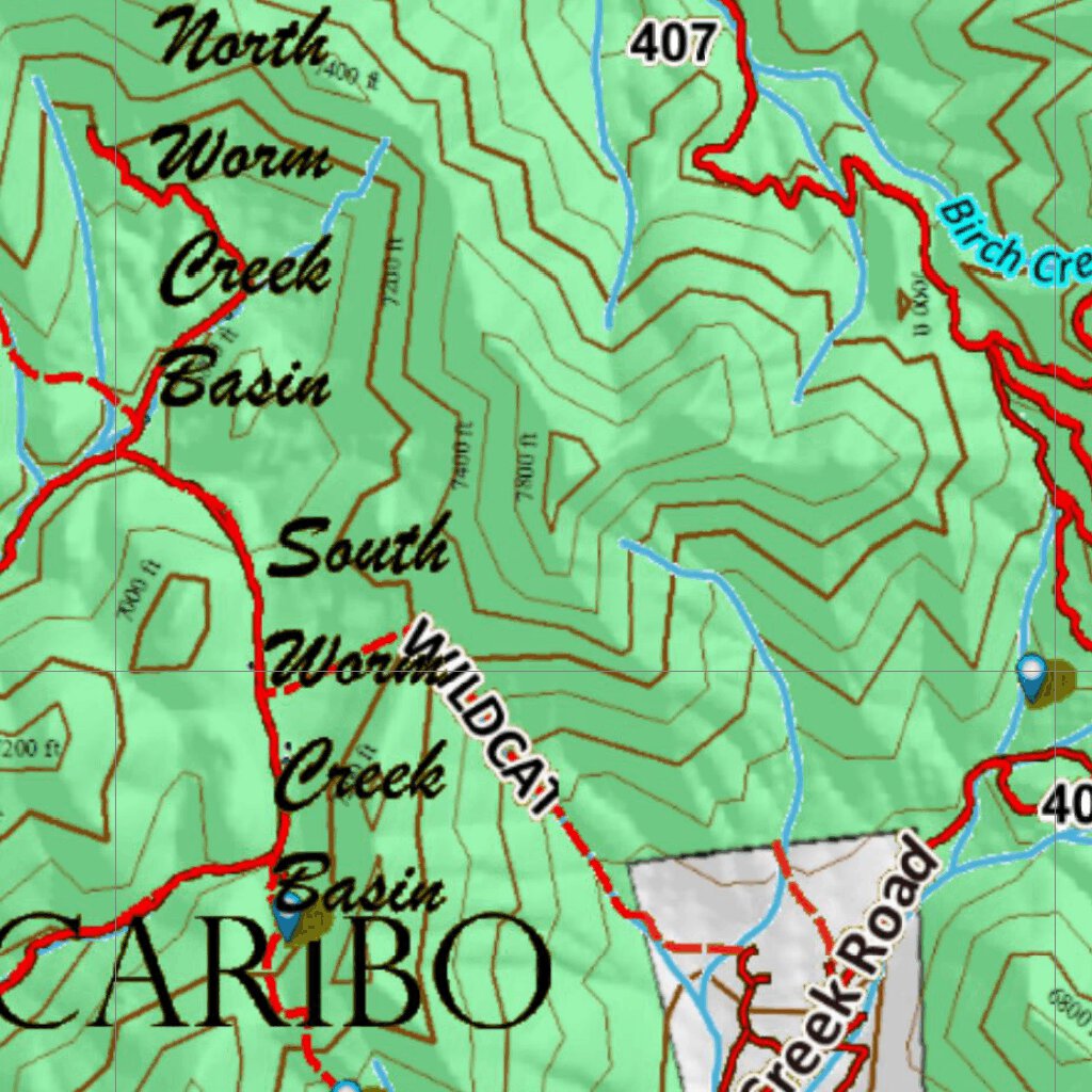Idaho General Unit 77 Land Ownership Map by Idaho HuntData LLC | Avenza ...