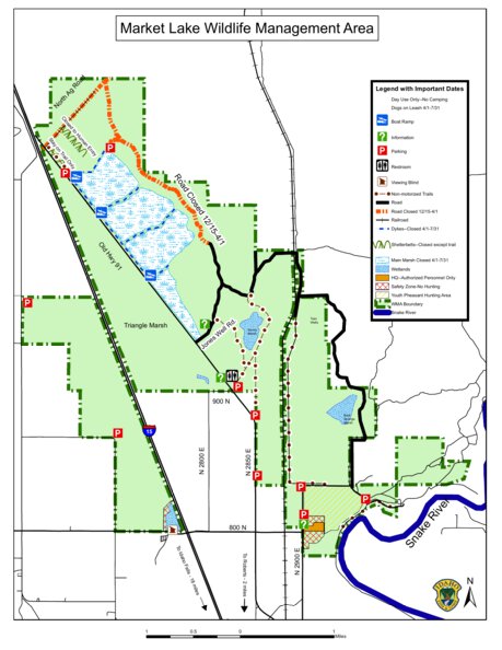 Market Lake Wildlife Management Area 2021 Map by IDFG | Avenza Maps