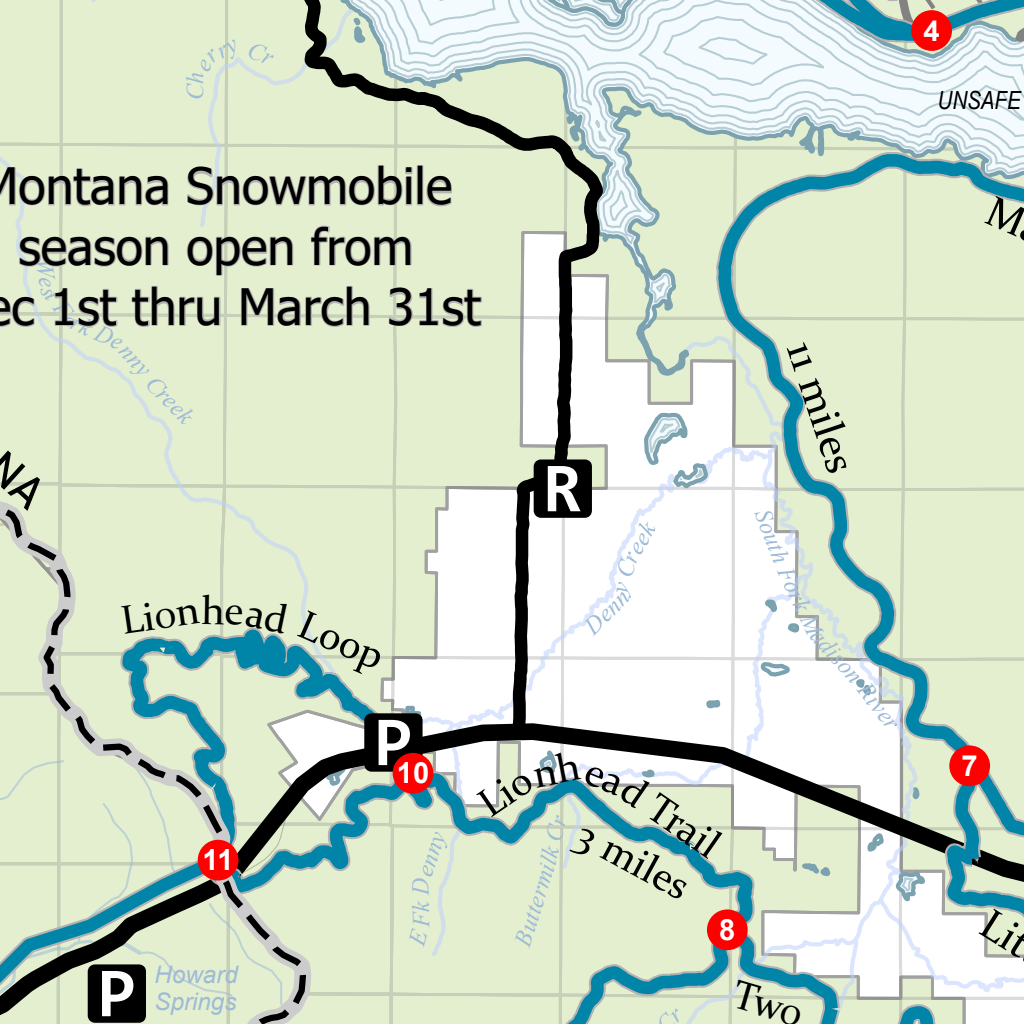 Island Park Winter Use Map 2025 -2026 (NORTH) by Iheartmaps | Avenza Maps