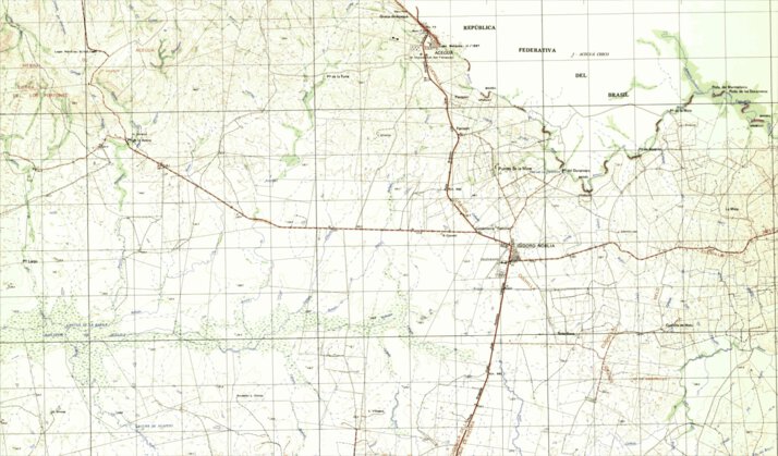 Aceguá (D13) Map by Instituto Geografico Militar de Uruguay | Avenza Maps