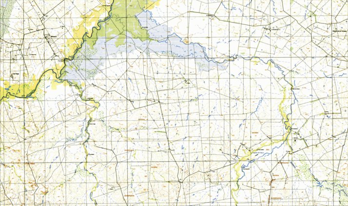 Paso del Minuano (F16) Map by Instituto Geografico Militar de Uruguay ...