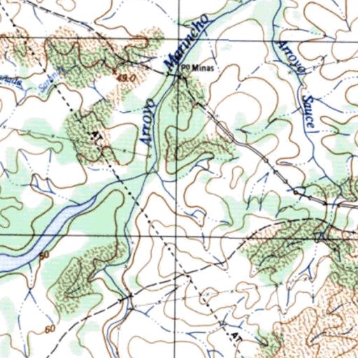 Paso del Puerto (M20) Map by Instituto Geografico Militar de Uruguay ...