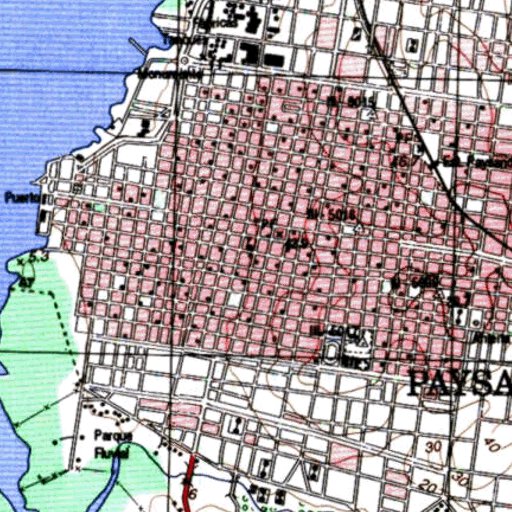 Paysandú (P15) Map by Instituto Geografico Militar de Uruguay | Avenza Maps